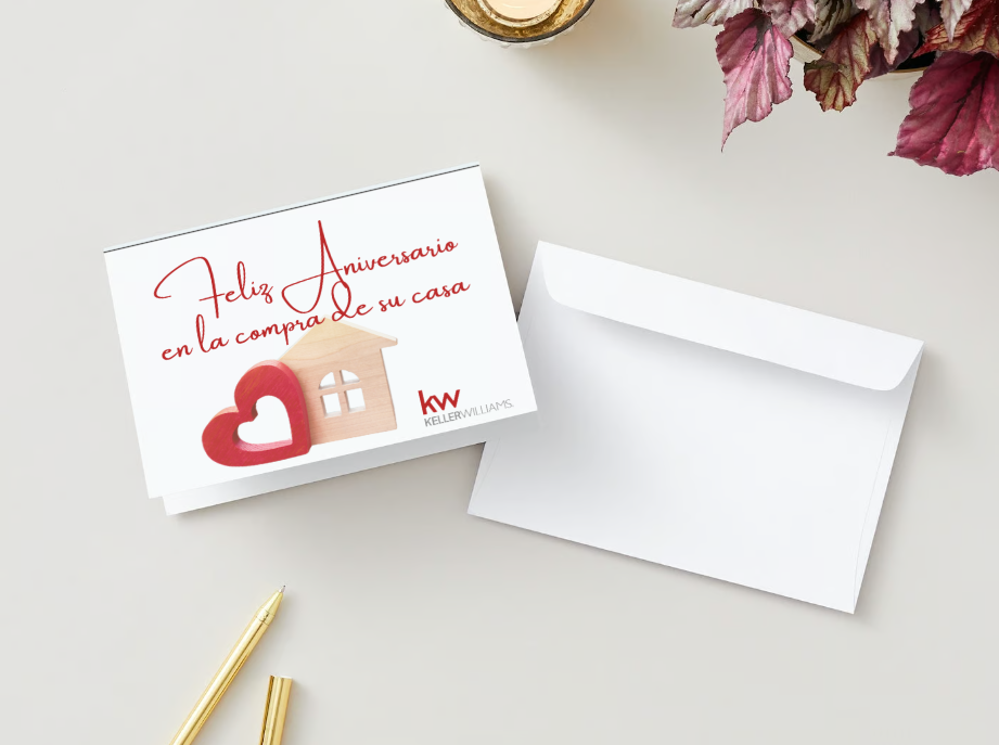 Housiversary KW Greeting Card SPANISH (pack of 50) – ARedStore